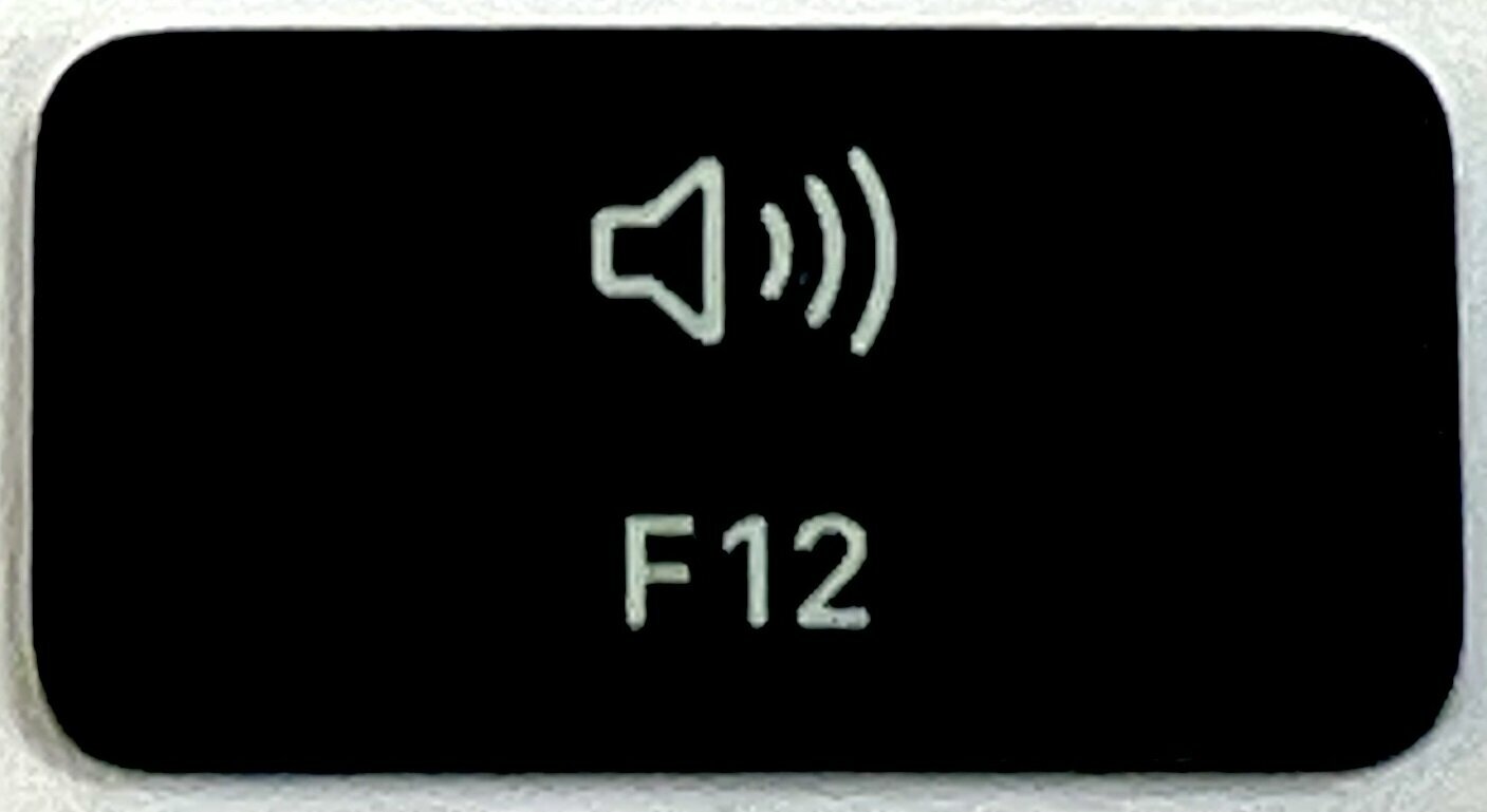 Кнопка клавиша f12 Macbook Air, Pro M1 2019-2022