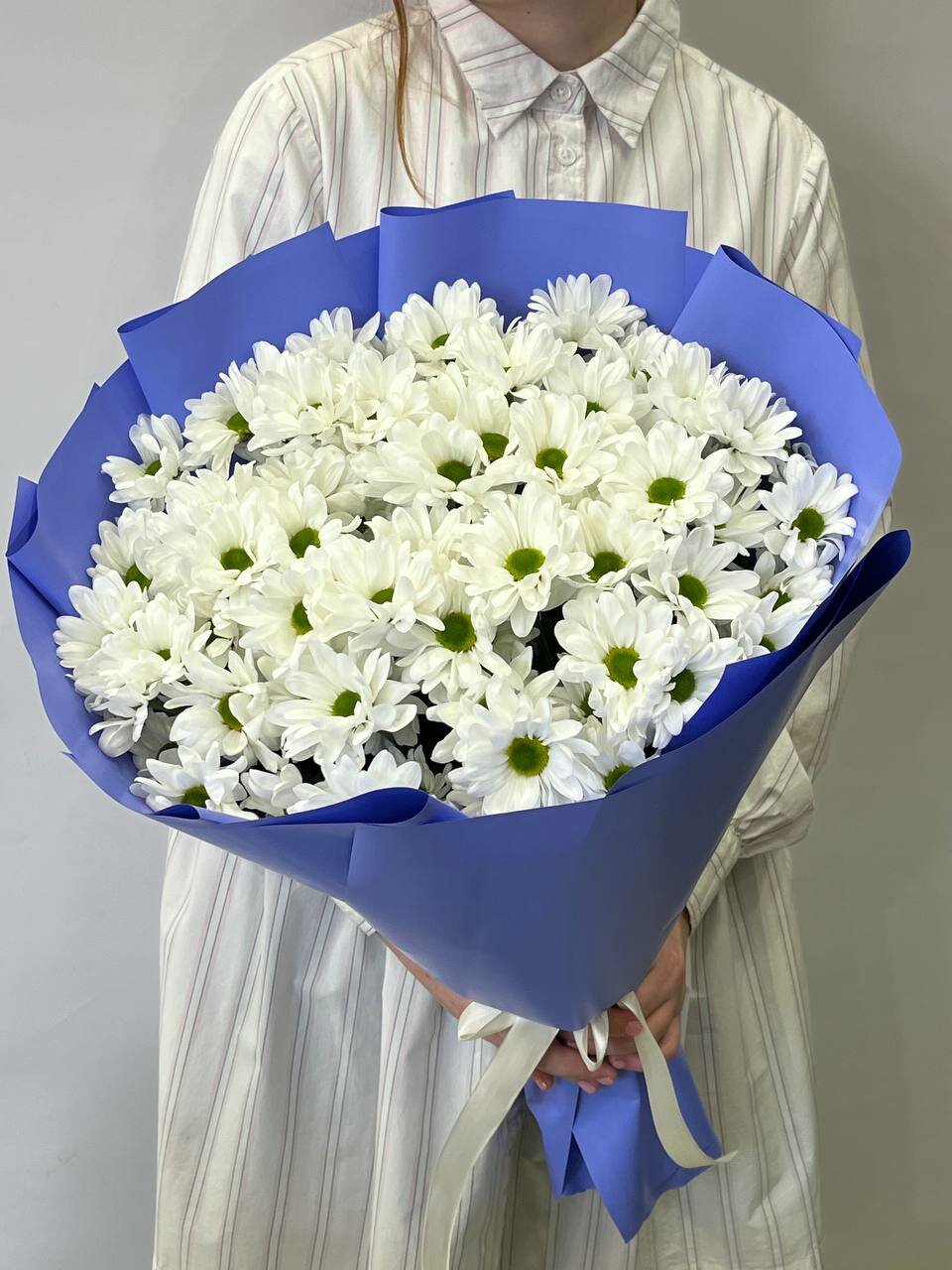 Букет из хризантем «Иветт» - 21 шт