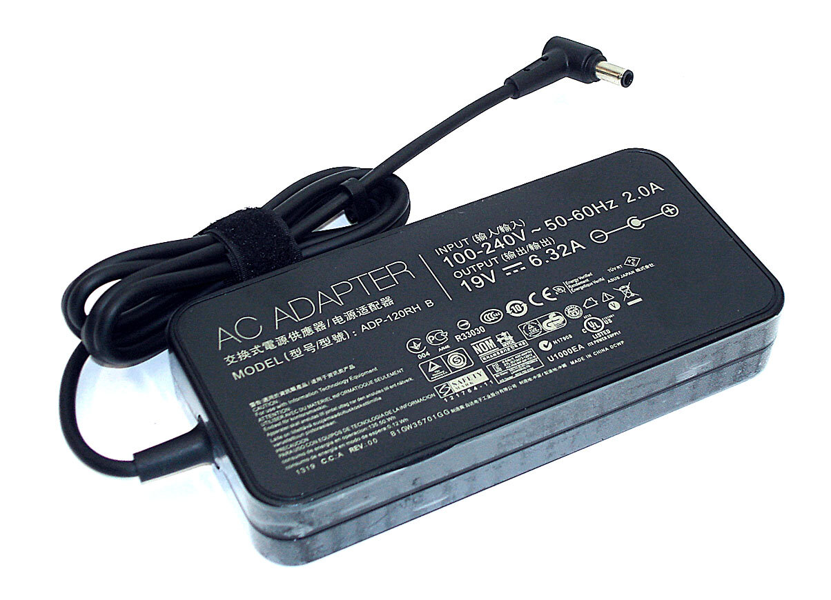Блок питания для ноутбука Asus 19V 6.32A 120W 6.0x3.7mm (PA-1121-28), Slim, HC/ORG