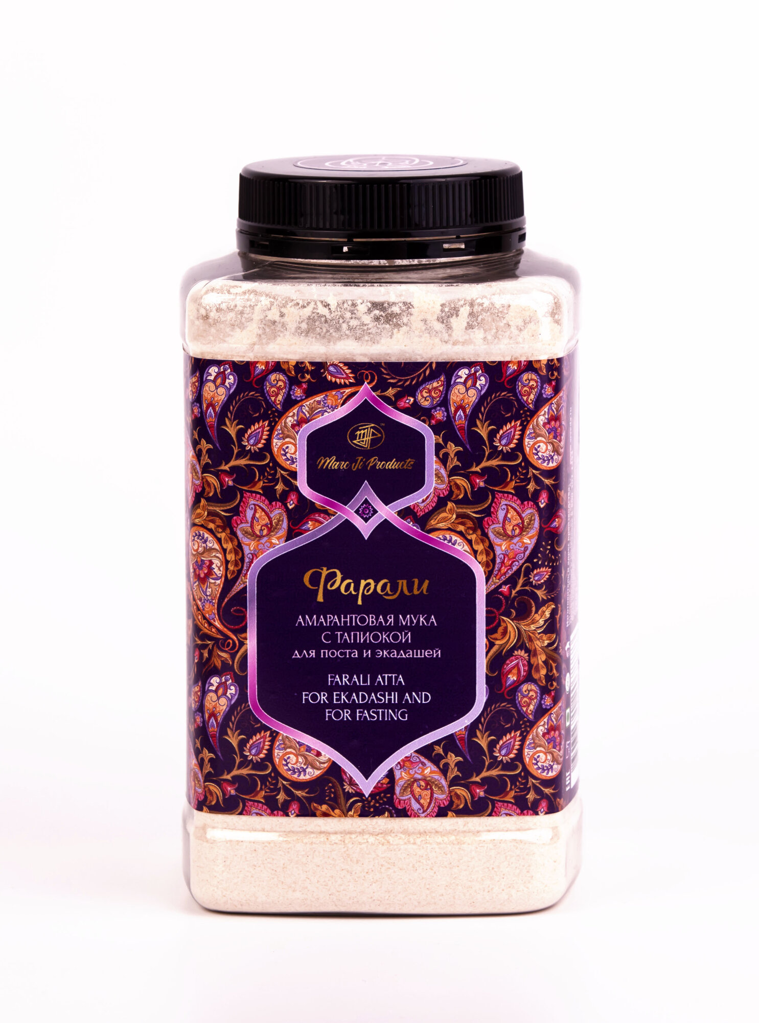 Мука безглютеновая Фарали атта (для поста и экадашей) / 550 г / пл/банка / Marc Ji Products®
