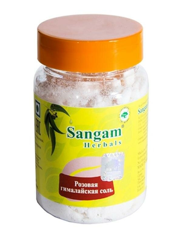 Гималайская соль розовая (PINK NAMAK) Sangam Herbals 120 г