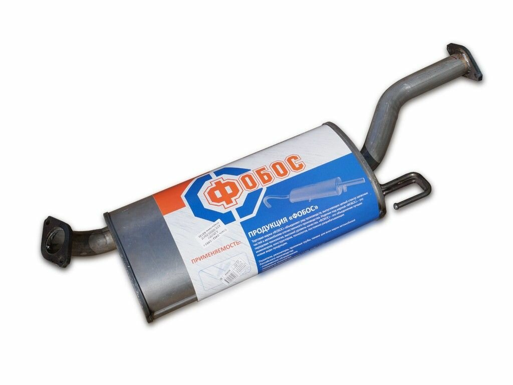 Фобос Глушитель Great Wall Hover H3 H5 сталь DX52/53 алюмокремнивое покрытием AS120 с крючком 23235