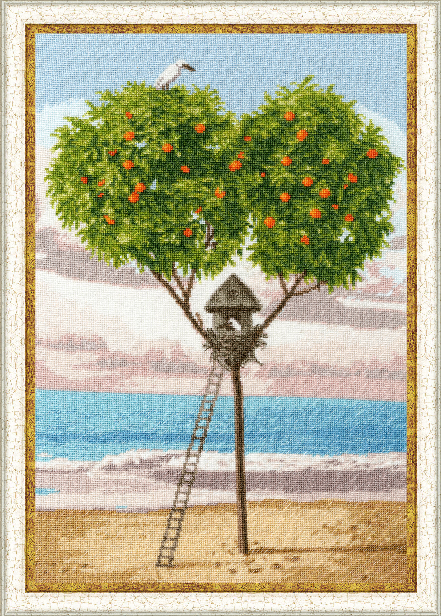 Набор для вышивания Золотое Руно ЛЖ-008 Гнездышко