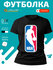 Футболка GoldenCate NBA НБА, размер S, чёрный