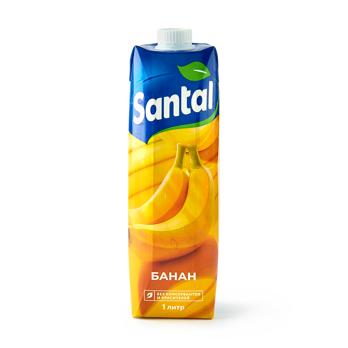 Нектар Santal "Банан", концентрированный, тетра пак, 1000 мл
