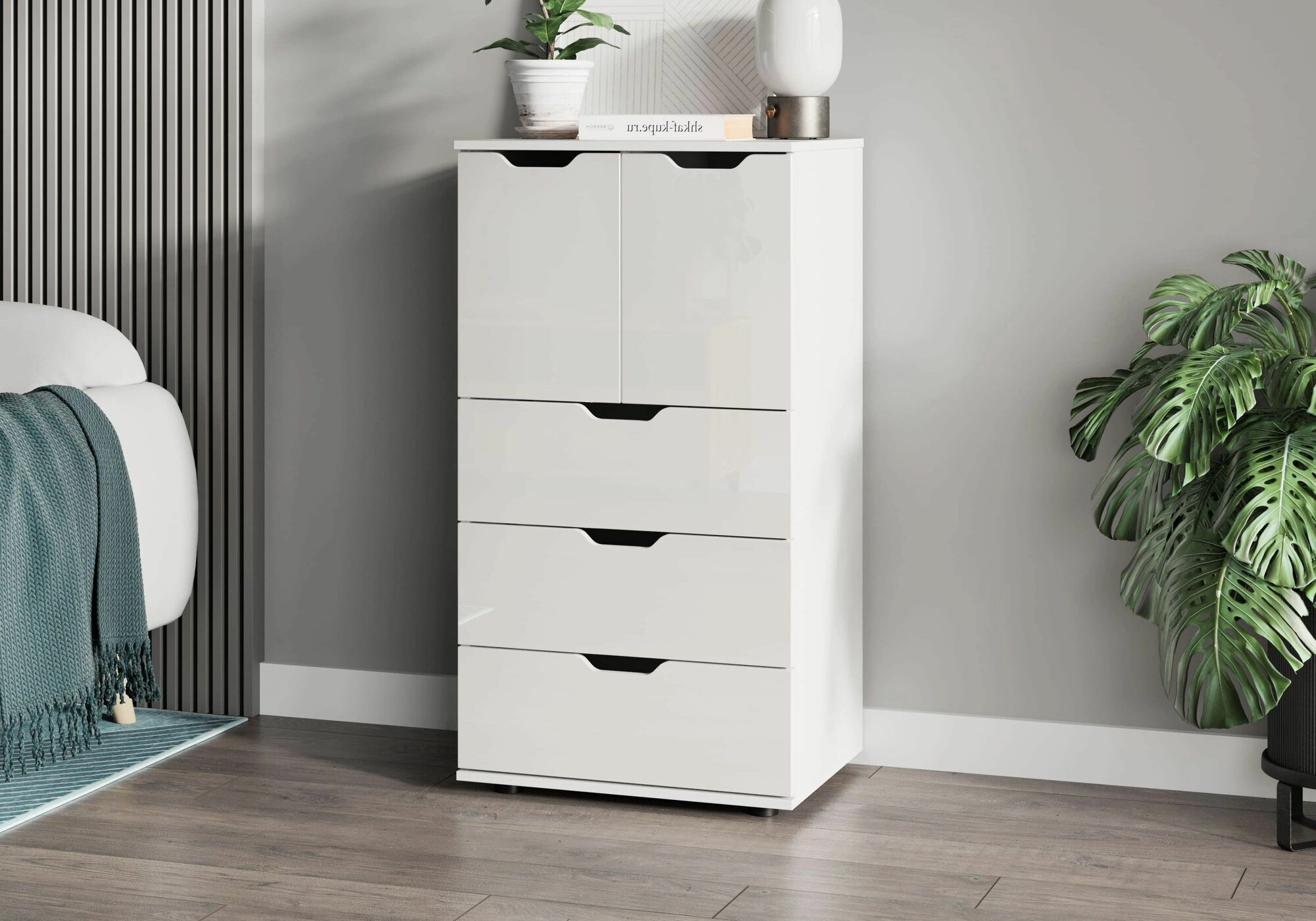 Комод Anri-11 МДФ Белый