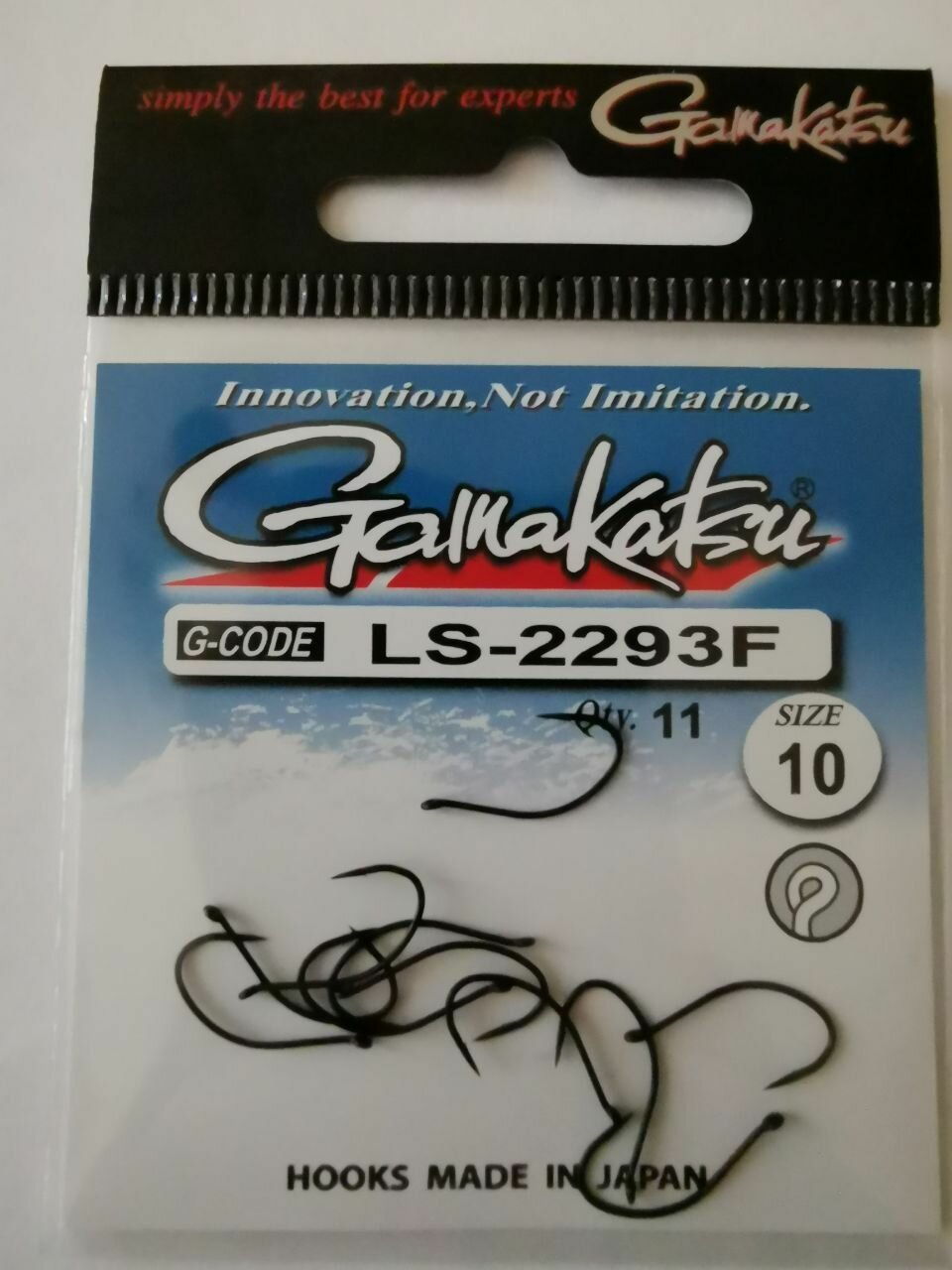 Крючки Gamakatsu LS-2293F №10 (11шт)