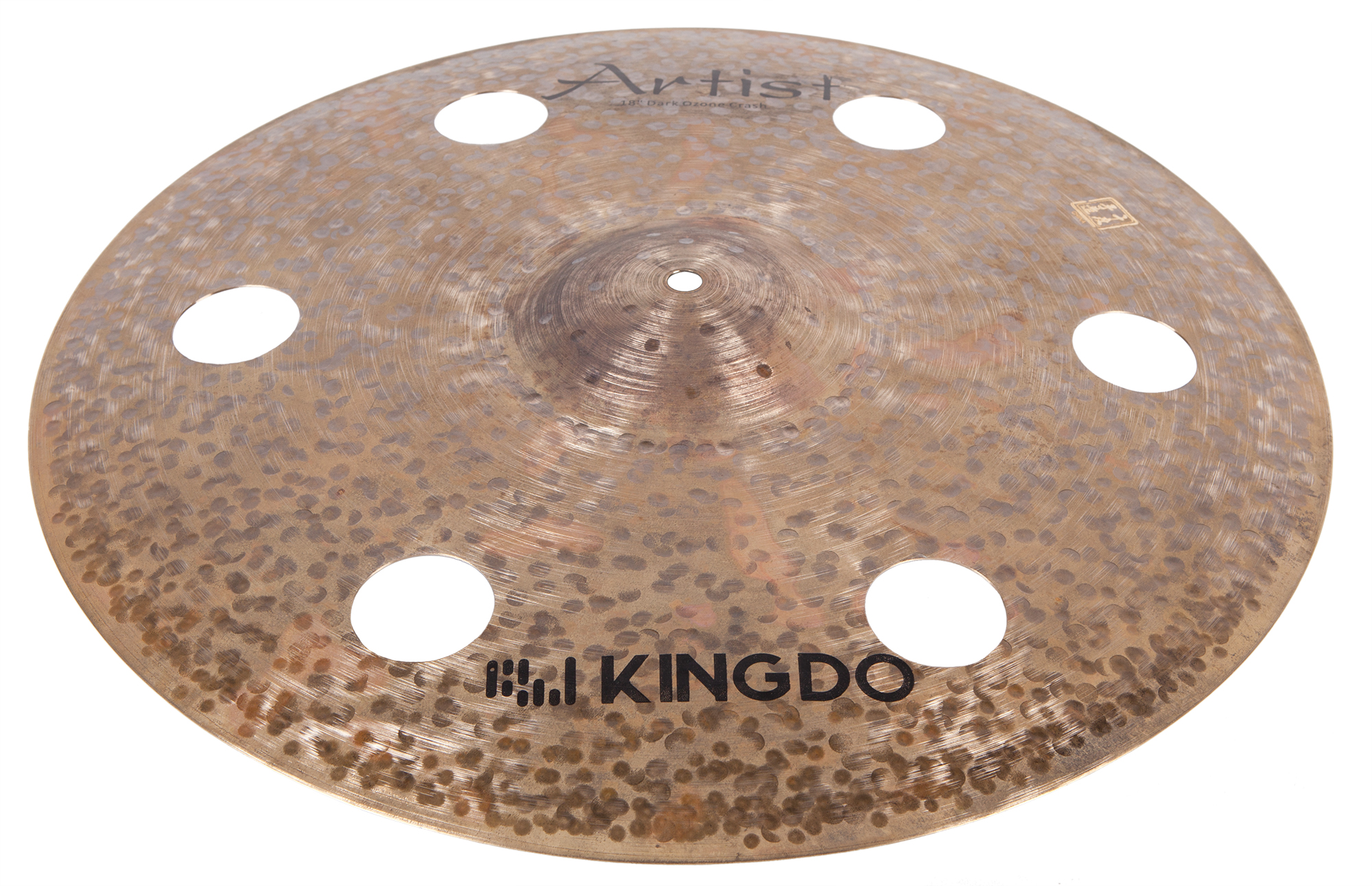 KINGDO 18" ARTIST DARK O-ZONE CRASH Тарелка крэш 18" , сплав B20, Medium, оригинальное окисление, глубокий, темный тембр с сильной аттакой и быстрым затуханием
