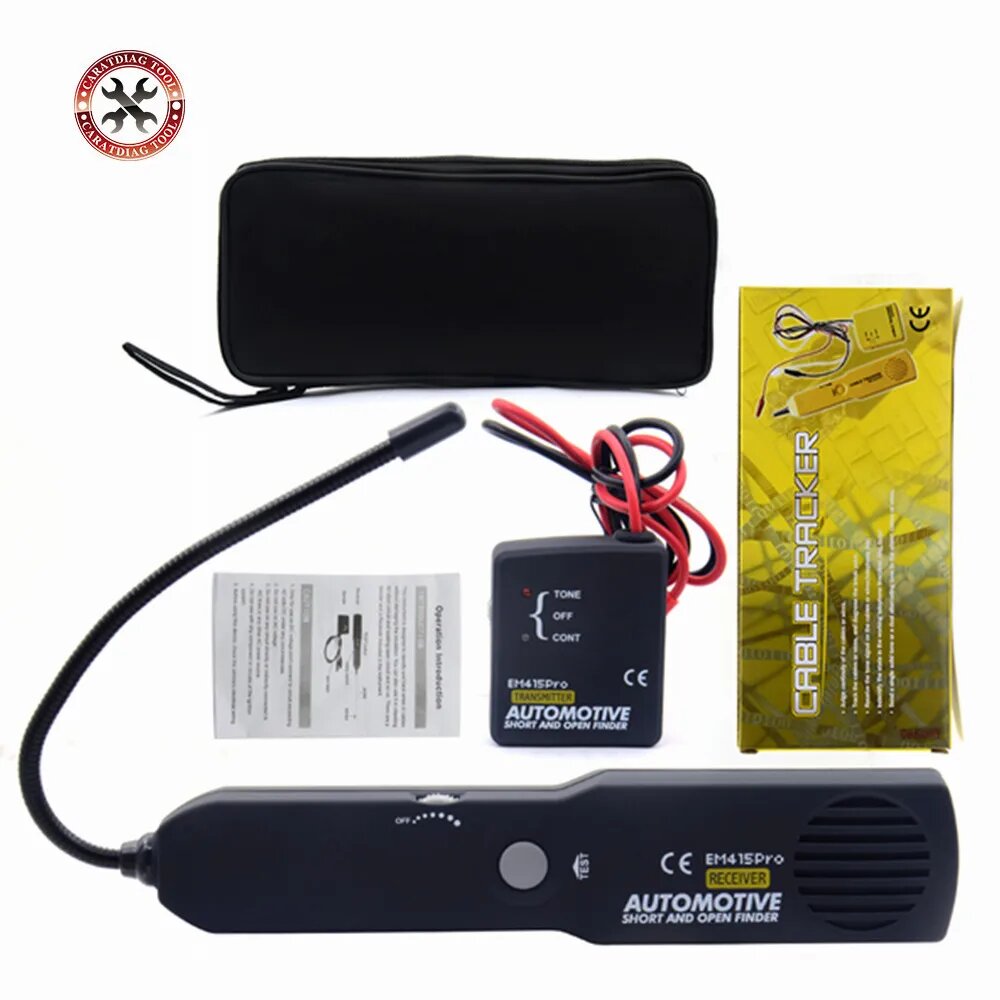 Профессиональный тестер EM415PRO, Автомобильный Транспондер, гибкий зонд, трекер кабеля DC6-42V EM415, детектор для ремонта автомобилей, трассировщик