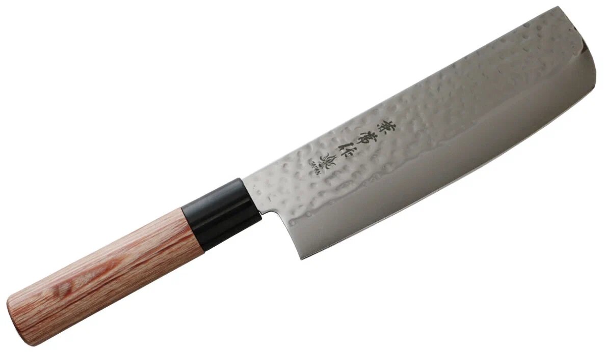 Нож кухонный Kanetsune Seki Nakiri, японский, сталь DSR-1K6, с футляром, лезвие 16,5 см