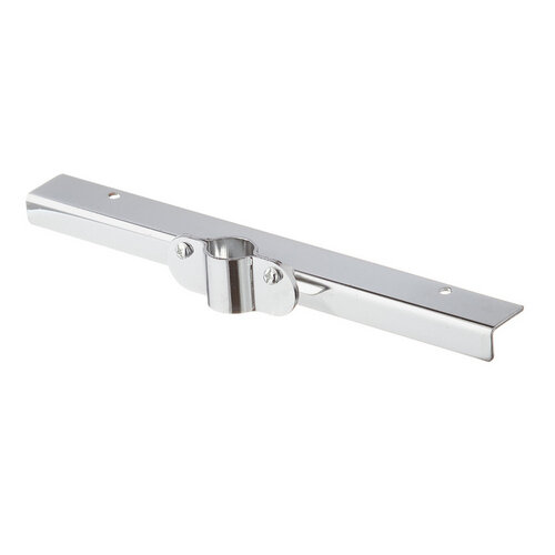 Держатель для полок, Полкодержатель для вертикальной трубы d- 25 мм, одинарный, хром- 2 шт. в упаковке.