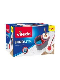 Vileda Spino Ultra Набор швабра с ведром и отжимом