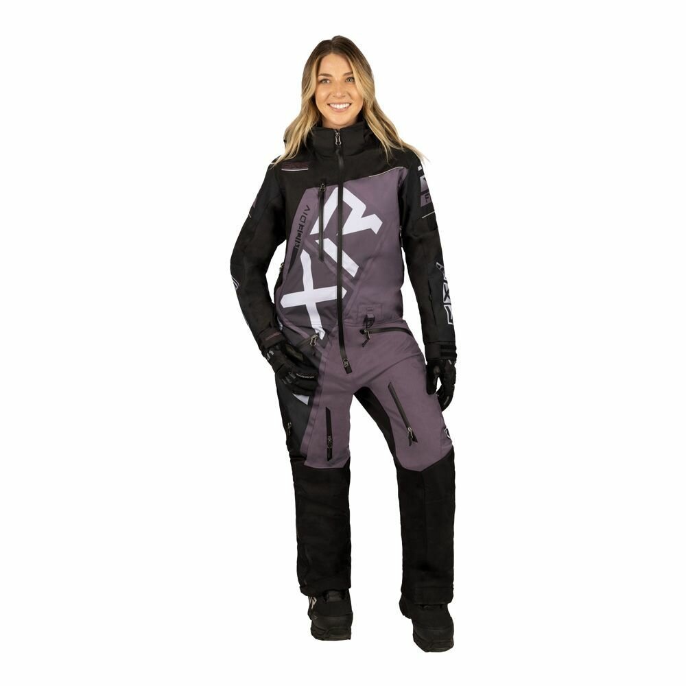 Комбинезон снегоходный FXR CX без утеплителя (Black/Muted Grape, 4)