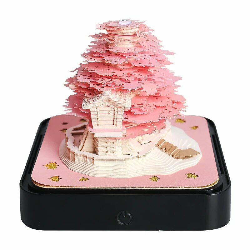 Sweet made 3D блокнот Sakura Treehouse Розовый, Treehouse2026