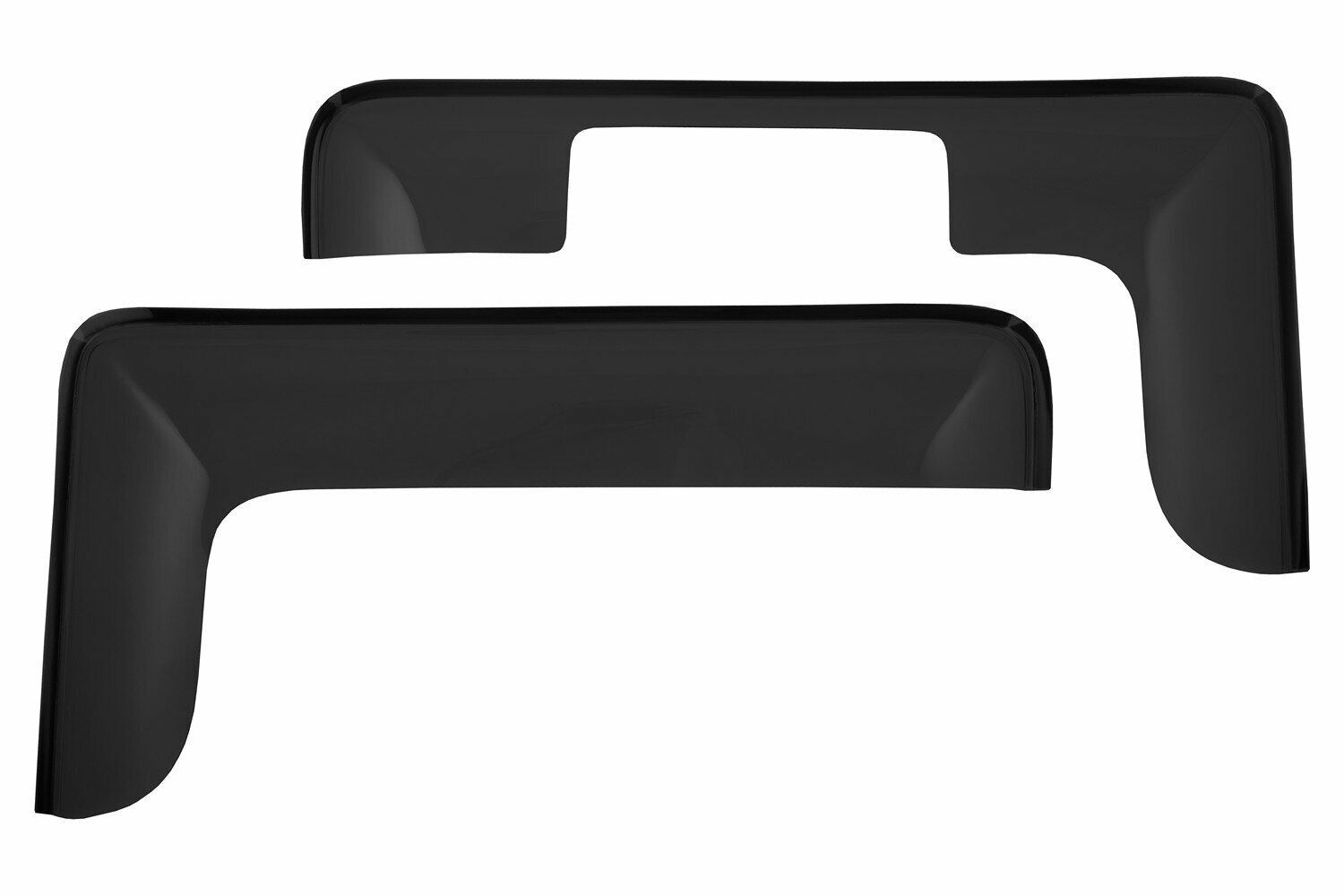 Дефлекторы для DAEWOO NOVUS 2012- дымка (2 шт.), накладной / Деу Новус