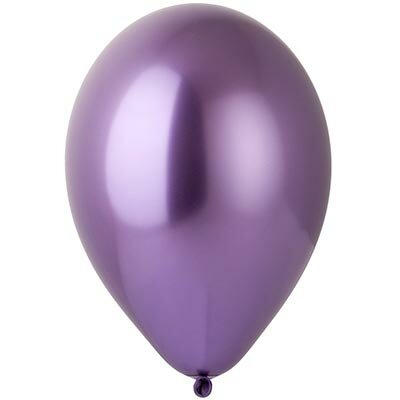 Шар латексный ненадутый И 14"/97 Хром Shiny Purple 36 см (50 в уп)