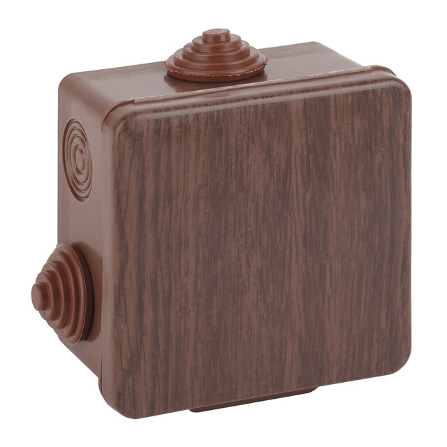 ЭРА коробка разветвительная открытой установки IP54 65х65х50 мм 4 сальника с крышкой