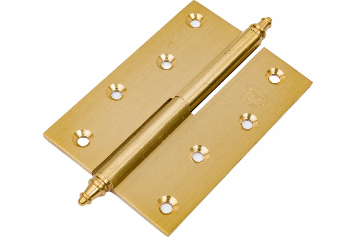 Петля Amig матовая латунь D-Левая 1007-100х70 (D) дверная фурнитура для распашных дверей