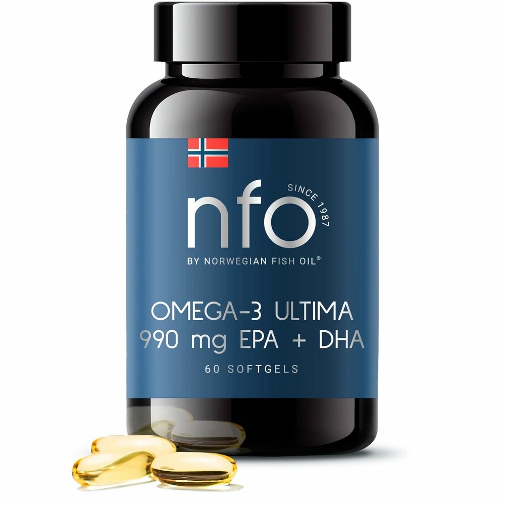 NFO Omega-3 Ultima Омега-3 Ультима капсулы массой 1600 мг 60 шт