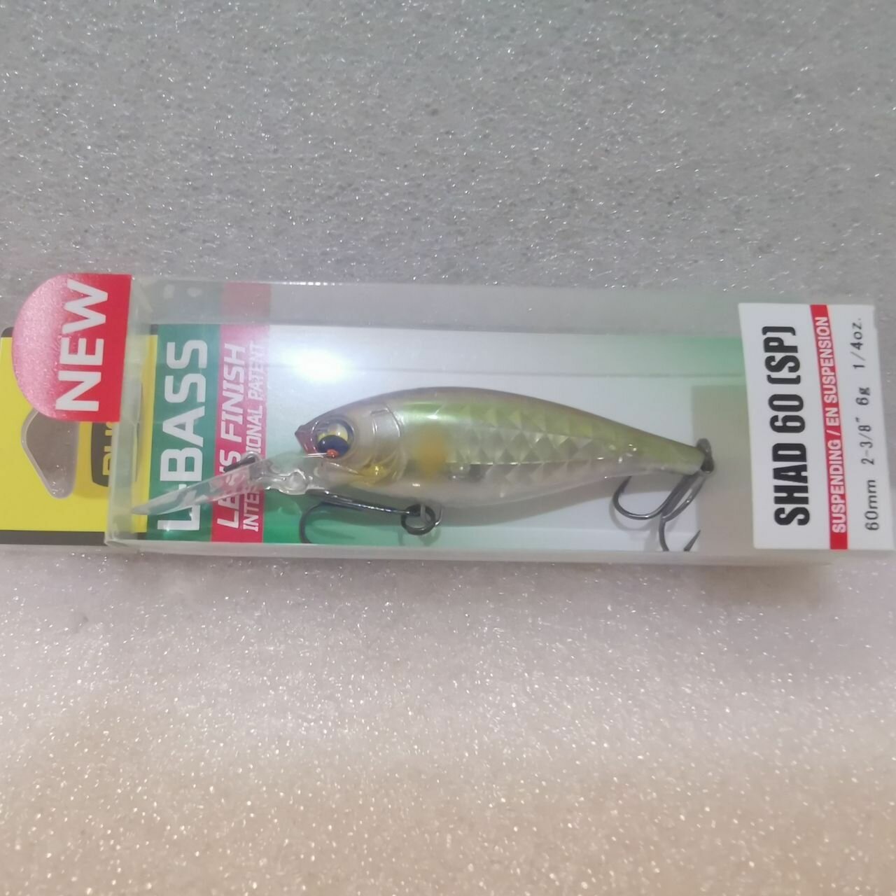 Воблер DUEL L-BASS SHAD 60SP F1215-MGSA (60мм,6г)