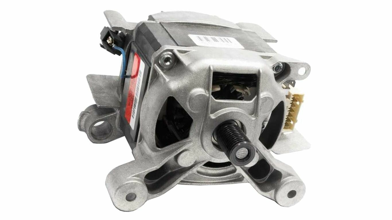 Двигатель для стиральной машины Indesit 311638 (10992432, MCA 52/64-148, 461975037311, 1,60A-350W, 7 клемм). Товар уцененный