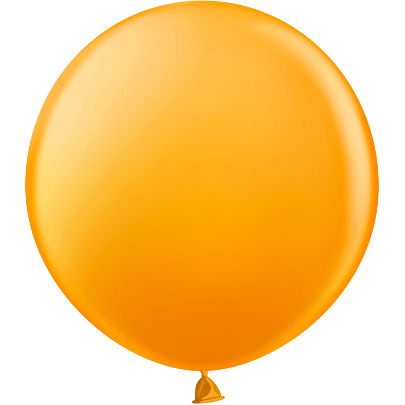 Шар (36'/91 см) Оранжевый, пастель, 3 шт.