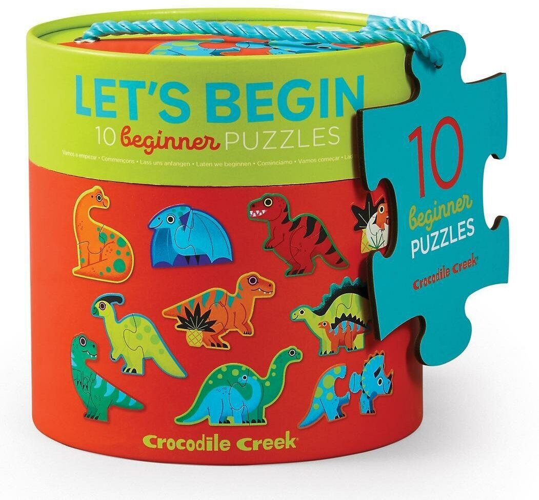 Пазл Crocodile Creek Давай начнём! Динозавры серии LETS BEGIN PUZZLE, 20 деталей, 29522 (уценка)