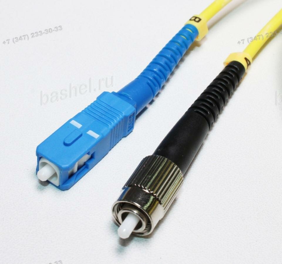 Патч-корд оптический FC-SC/UPC simplex 9/125 3мм 10м.