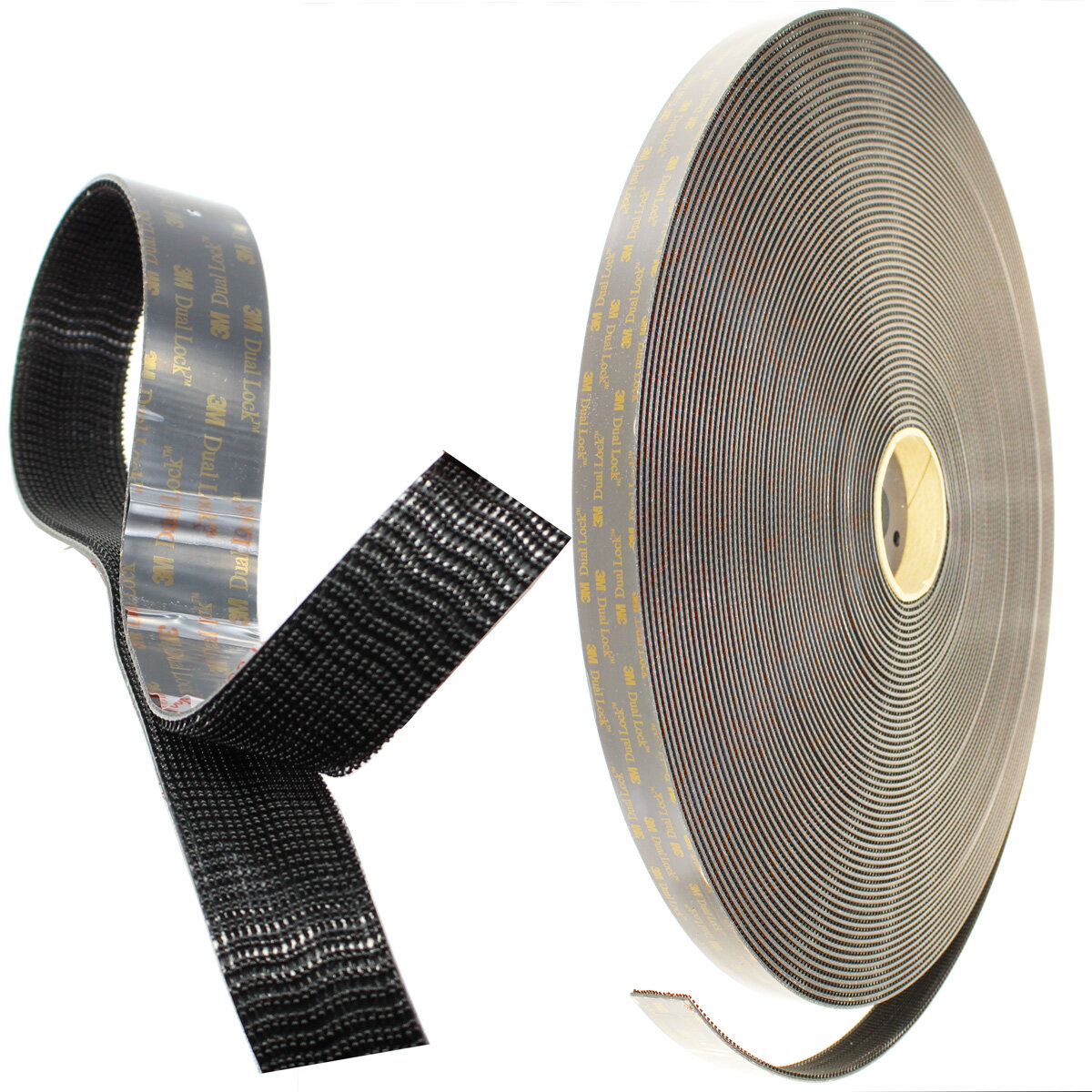 Застёжка многоразовая Dual Lock SJ3550, чёрная, 25 мм х 45,7 м