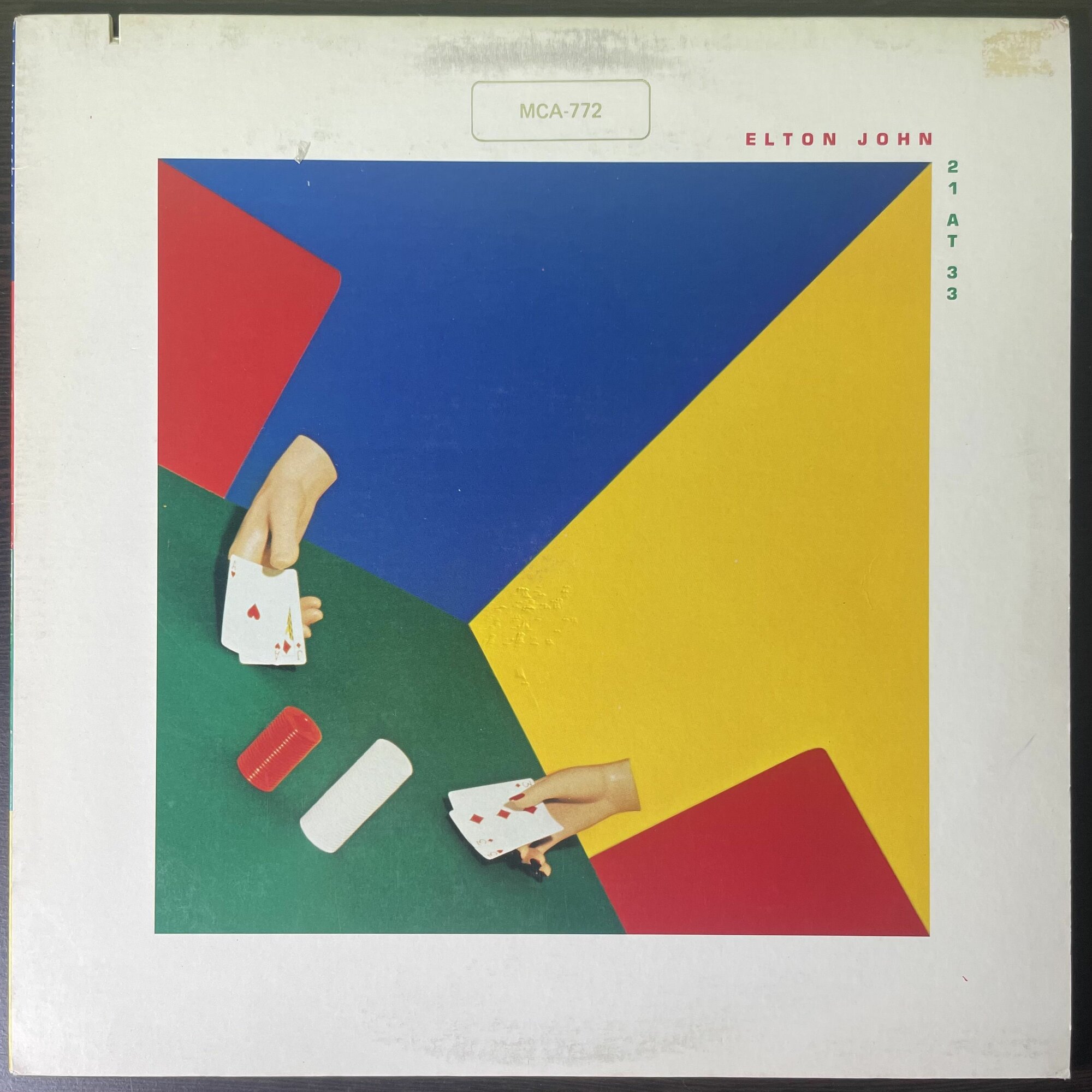 Виниловая пластинка Elton John - 21 At 33 (США 1980г.)