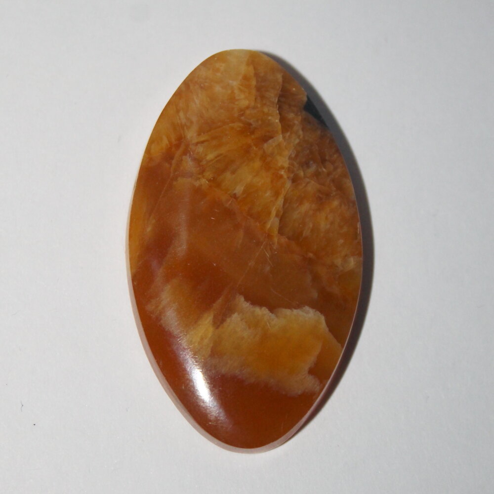 Коллекционный кабошон Симбирцит, 41х24х4 мм, Ульяновская область, "True Stones"