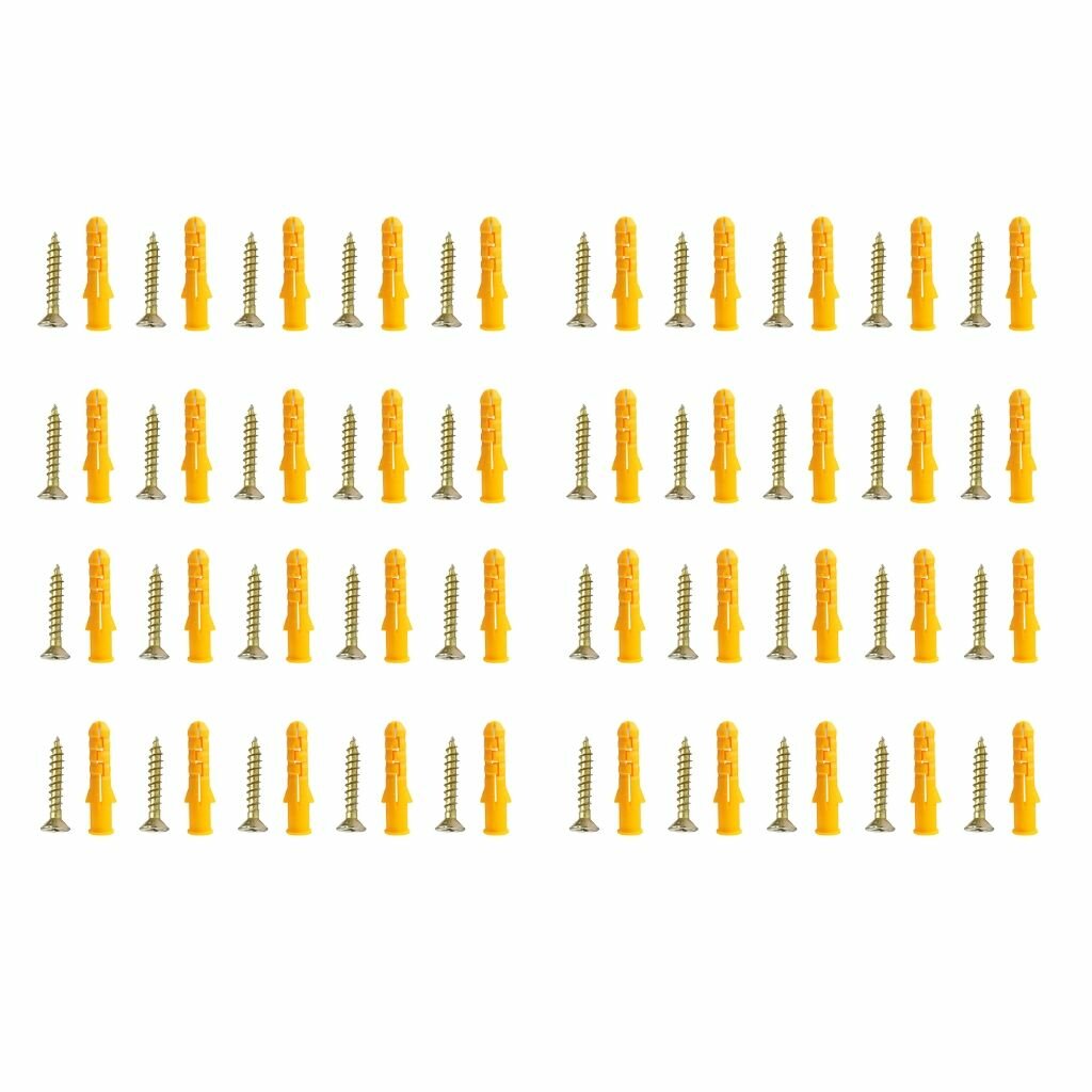 Дюбели пластиковые для гипсокартона с шурупами 20/40 шт.