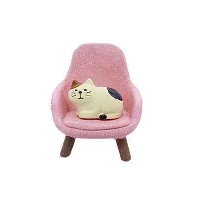 Zakka Japan Cat Sofa Япония Kawaii Миниатюрные Фигурки Ремесло из Смолы Украшение Книжной Полки Коллекционные Украшения Сцены Подарки
