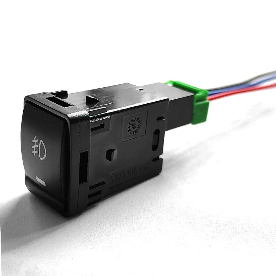 1 шт. автомобильный переключатель противотуманных фар для Nissan Qashqai J11 X-Trail Juke Leaf Sentra Кнопка вкл-выкл 12 В синий + зеленый