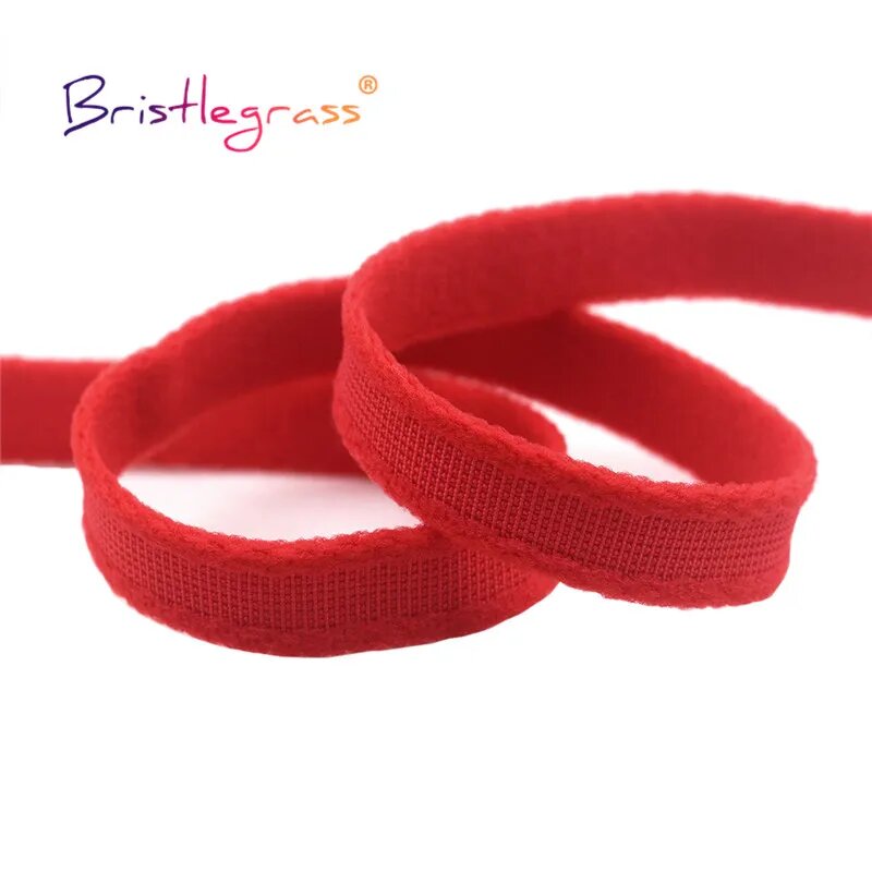 BRISTLEGRASS Эластичная лента для бюстгальтера 10 ярдов Красный, Red, 10 Yards