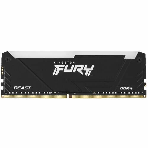 Модуль оперативной памяти Kingston 8GB DDR4 3600MHz DIMM FURY Beast Black RGB XMP KF436C17BB2A/8 CL17, 1.35V 288-pin Non-ECC