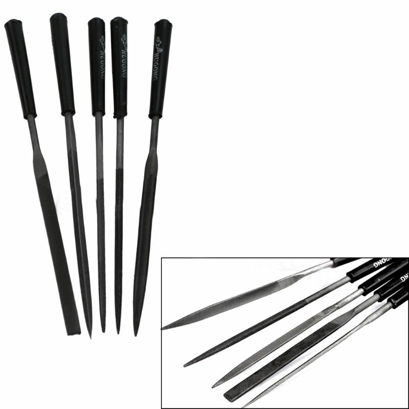 Практичный новый набор надфилей для заточки модели 3*140*5 мм, полировка