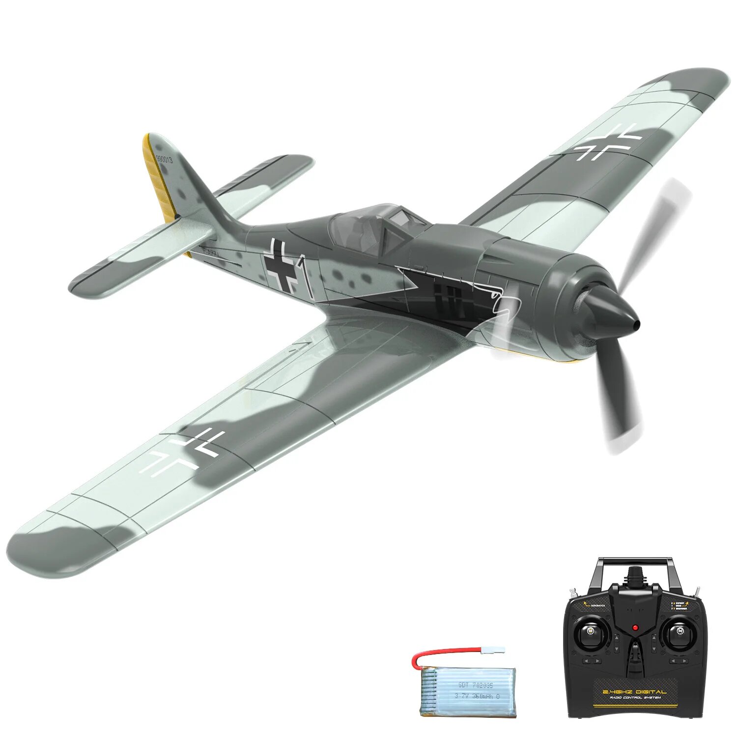 Радиоуправляемый самолет VOLANTEXRC 400 мм Zero/P51 Mustang/BF109/Spitfire FW190 Plane