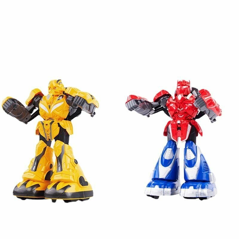 Боевой Интерактивный робот (пульт с датчиком), световыми и звуковыми эффектами BATTLE ROBOT Боевой бокс в комплекте 2 робота