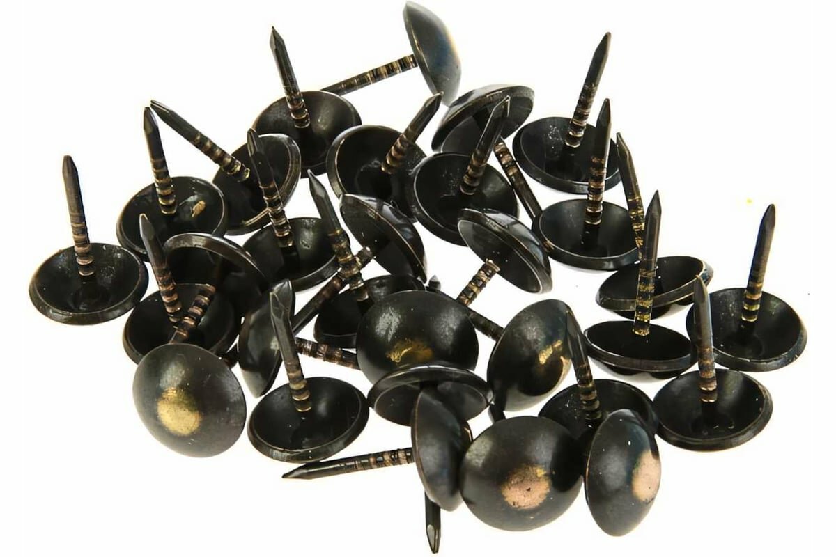 Tech-Krep/Zitar гвозди декоративные сфера 11 мм, бронза Ренессанс, 1,3x16 мм, 30 шт