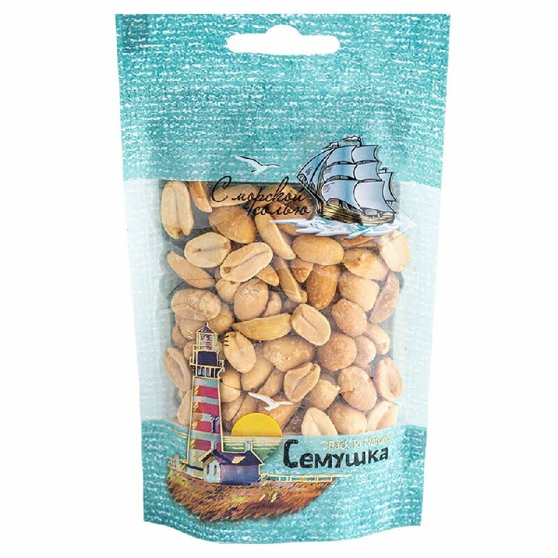 Арахис семушка жареный соленый 50г