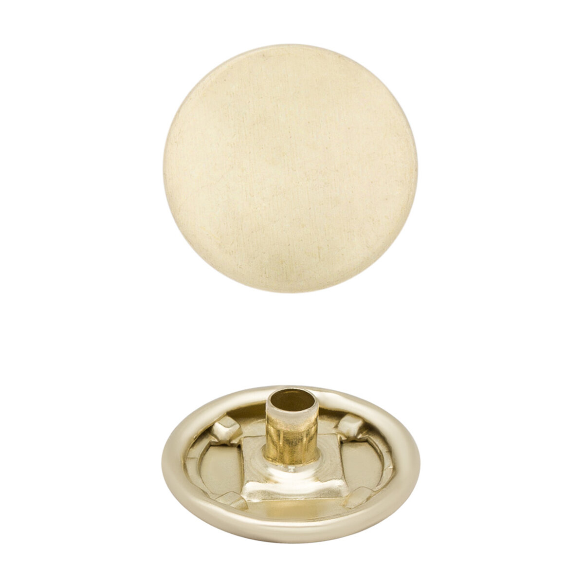 Часть S-образной кнопки для одежды BIG, 1321, 12,5 мм, часть A, металл (золото), 100 шт