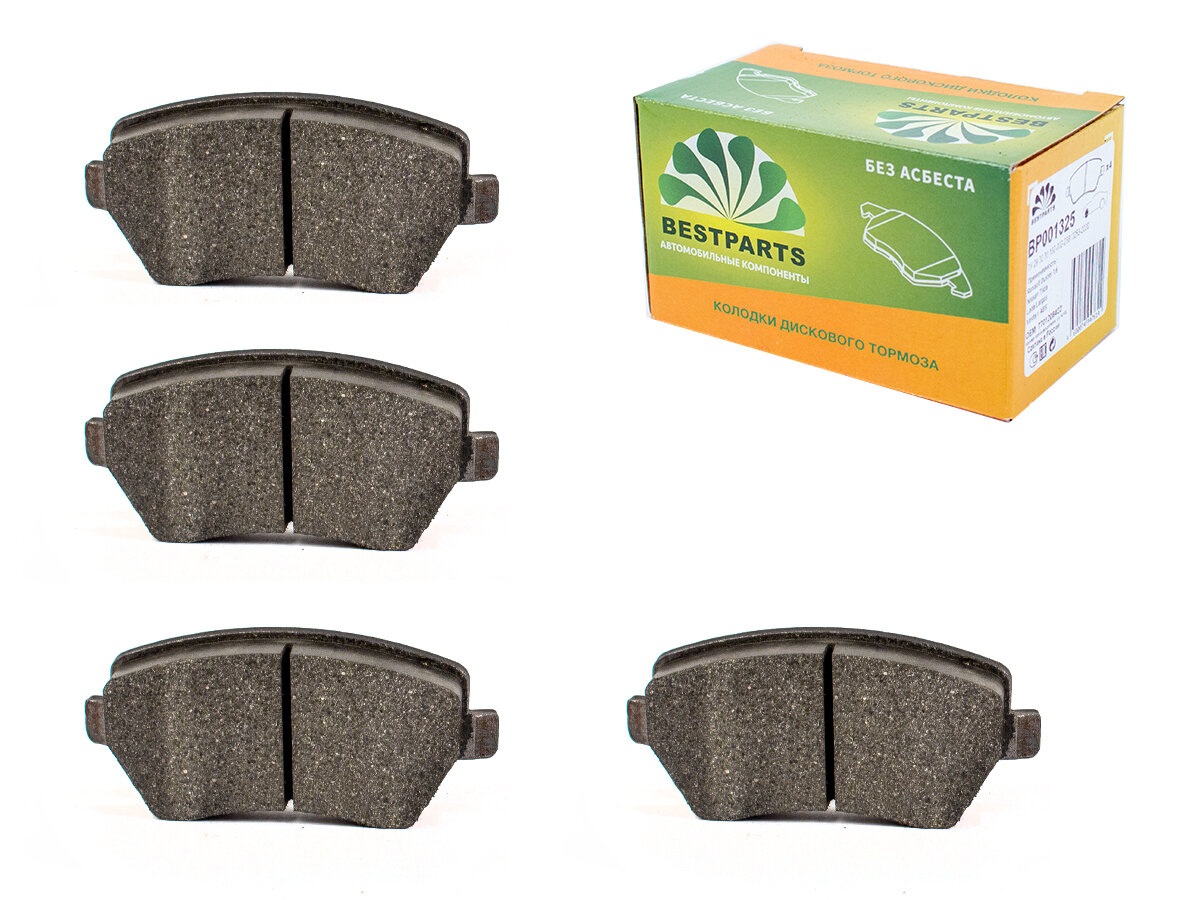 Колодки тормозные Renault Duster 1.6 LADA Largus Vesta передние BESTPARTS BP001325