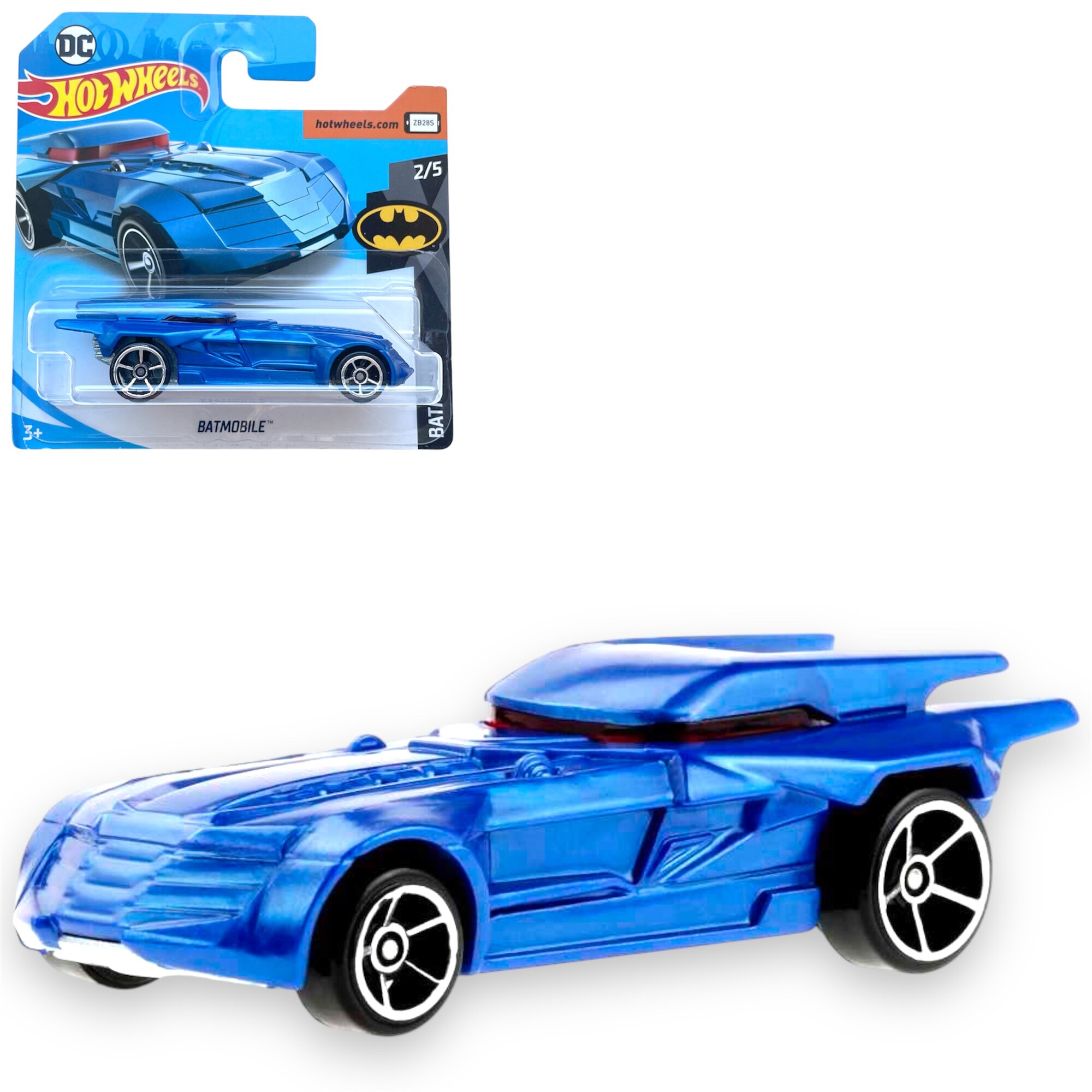 Машинка Hot Wheels BATMOBILE, коллекционная 1/64, металл/пластик, 7см