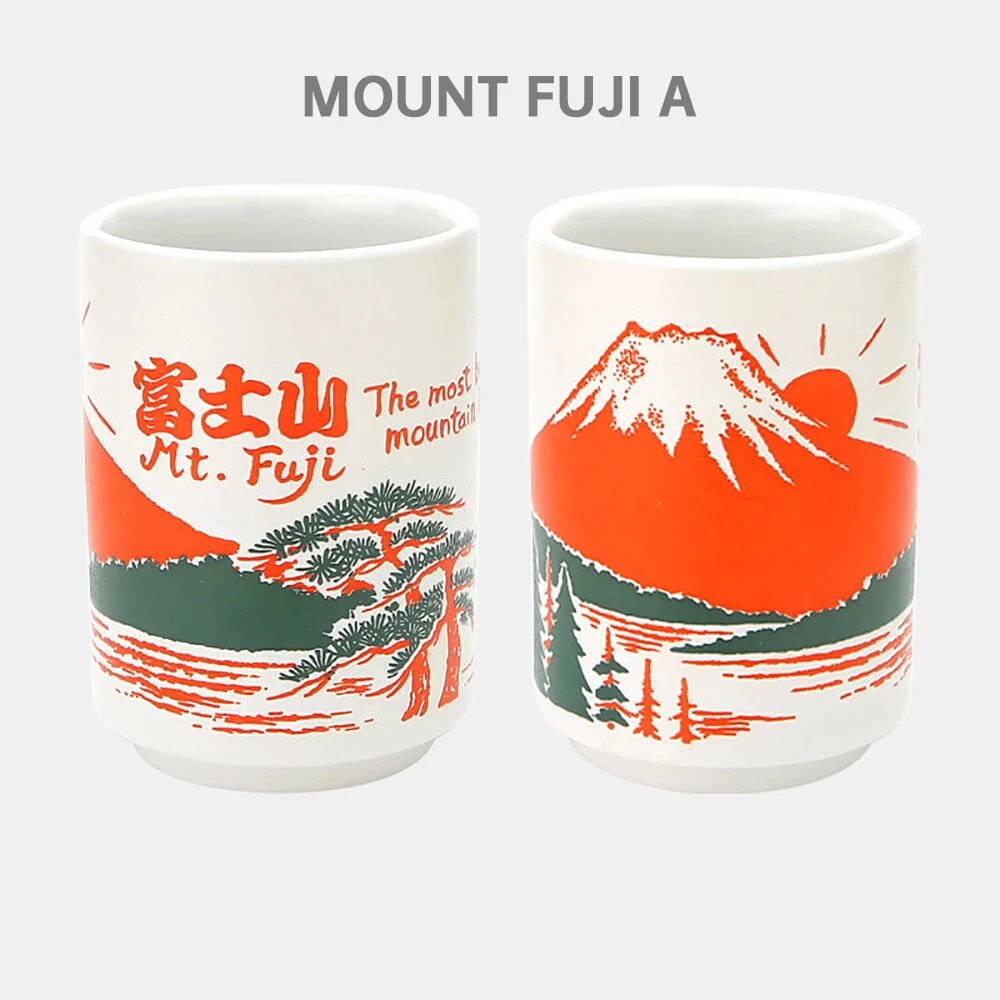 Кружка керамическая японская Mount Fuji A 300 мл