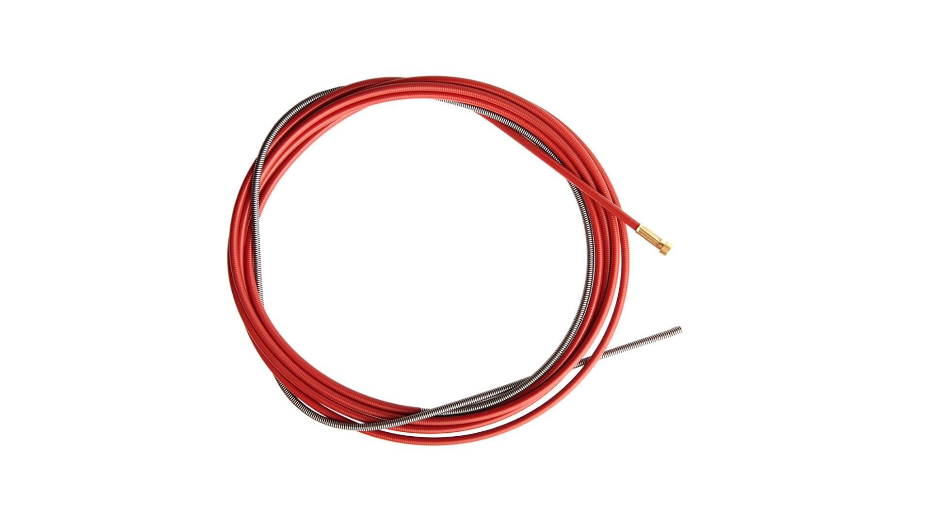 Проволокопровод KRASS красный 1.0–1.2 мм 24KD/25AK и MSP252, 5.5м