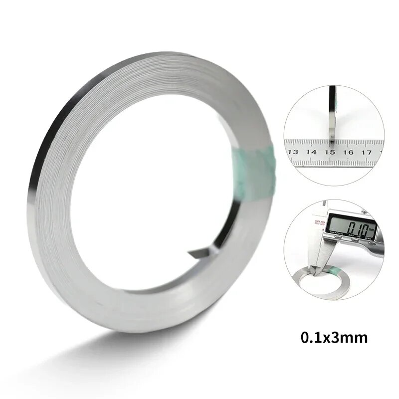 Стальной ремень 0.1x3mm x 10m для сварки 18650