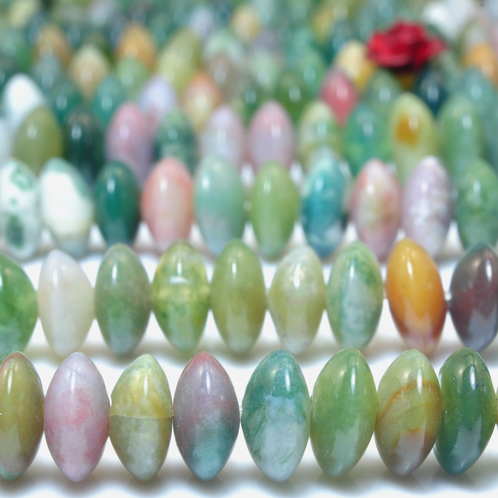 Натуральный индийский агат, гладкий диск, круглые бусины, драгоценный камень для фотоколье, сделай сам