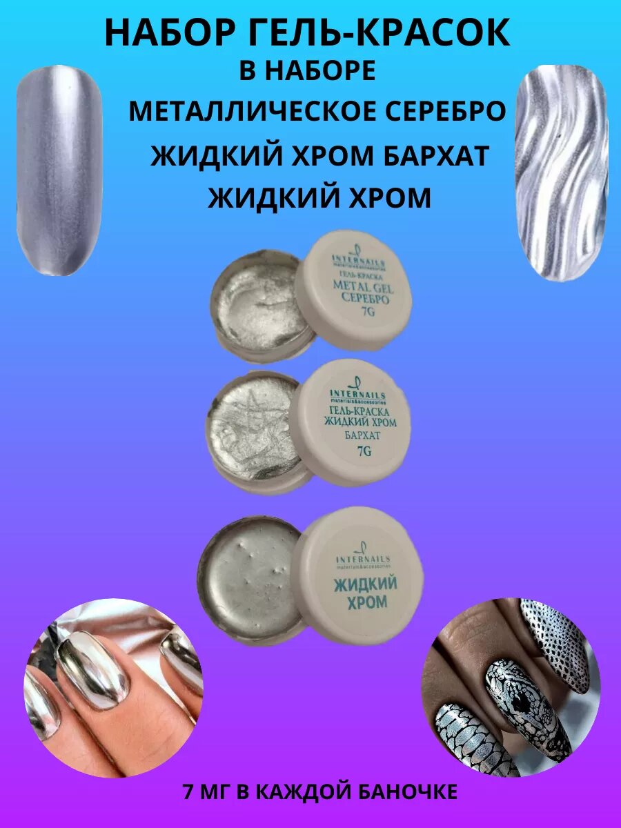 Гель-краски в наборе