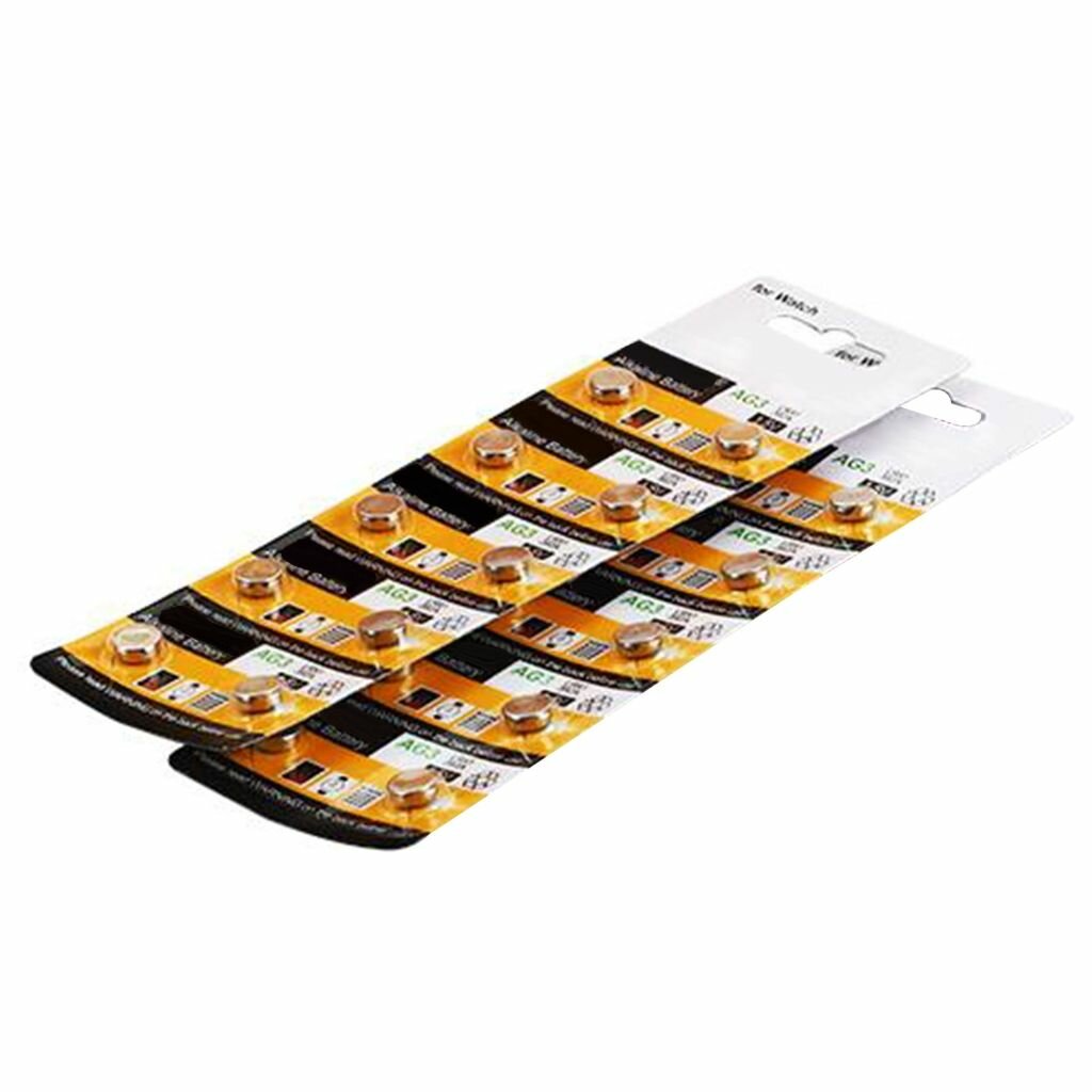 Батарея, Пультовая батарейка AG3 LR41 736 для часов, 20 штук